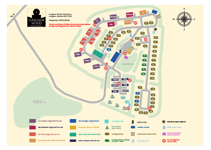 Campsite Layout | Longnor Wood